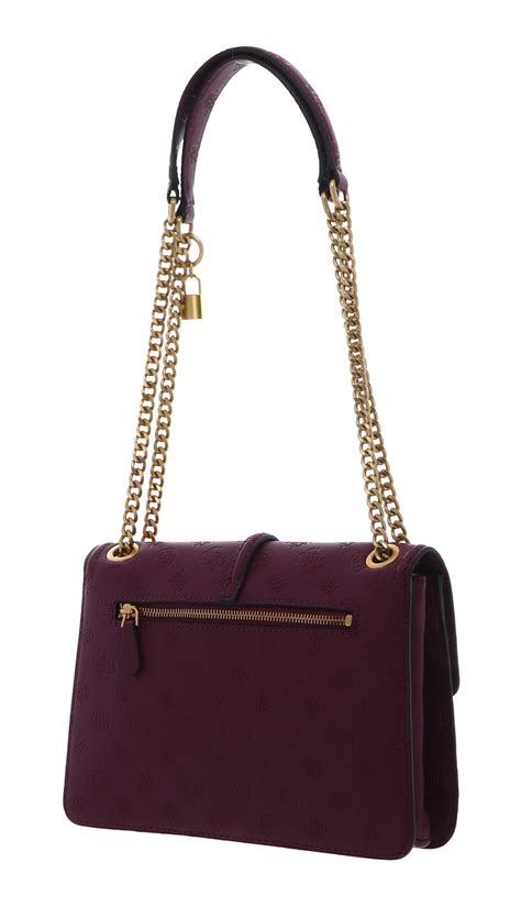 Guess G James Logo Convertible Flap Crossbody Bag Plum Logo Buy Bags