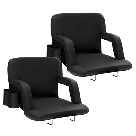 Vevor Stadium Seat With Back Support Wide Bleacher Seat Backs Folding