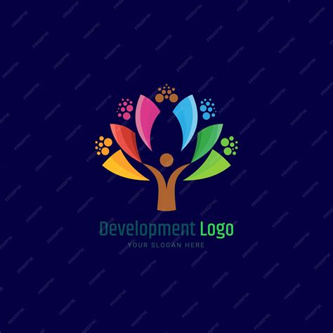 Premium Vector Development Logo Design Template