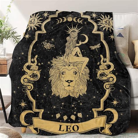 Leo Ts Leo Zodiac Blanket 60x50 Leo Zodiac Ts For Women Moon