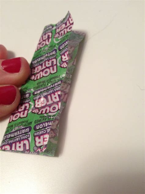 Candy Wrapper Chain 8 Steps Instructables