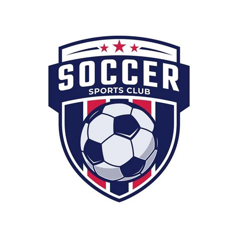 Soccer Football Badge Logo Vector Illustration