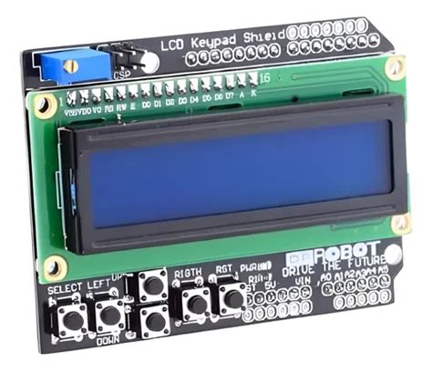 Display Lcd Keypad Shield X Teclado Botoes Arduino MercadoLivre