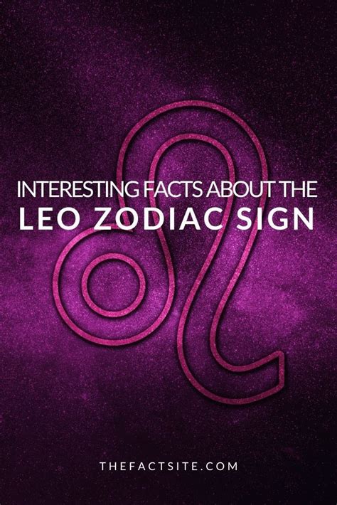 Fascinating Facts About The Leo Zodiac Sign