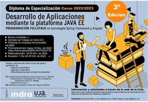 Iii Edición Del Diploma De Especialización Curso De Desarrollo De Aplicaciones Mediante La