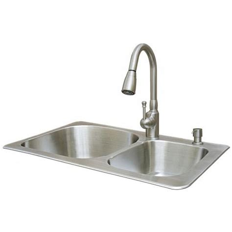 American Standard Sink 2 Go 18 Gauge Double Basin Drop In Stainless