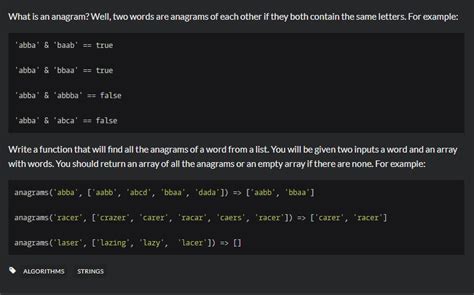 Anagram So I Came Across This Interesting By Dennis Wang Medium
