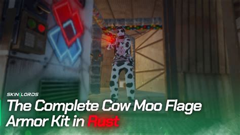 The Complete Cow Moo Flage Armor Kit In Rust Skinlords