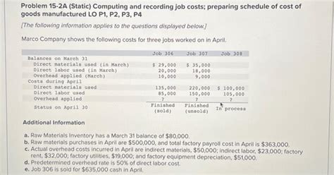 Problem 15 2a Static Computing And Recording Job