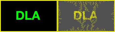 Diffusion Limited Aggregation Brownian Motion Fractal Photoshop Plugin