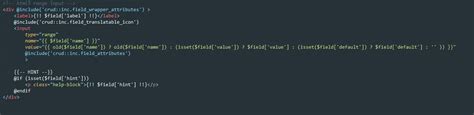 Docs About Range Field Type Issue 812 Laravel Backpack CRUD GitHub