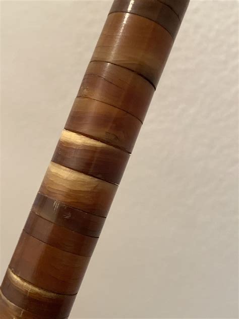 Antique Stacked Antler Horn Segment Handle Walking St Gem