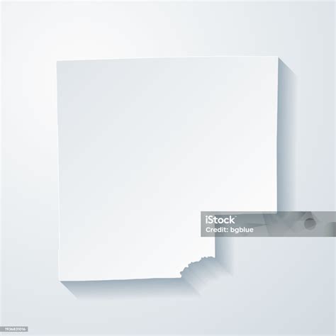 인디애나주 바돌로뮤 카운티 빈 배경에 종이 자르기 효과가 있는 지도 0명에 대한 스톡 벡터 아트 및 기타 이미지 0명 3차원 형태 공란 Istock