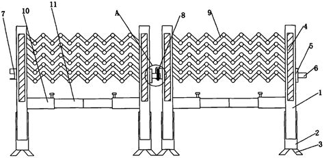 一种市政用工程防护栏的制作方法