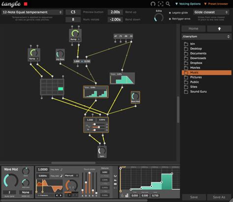 tangle modular synth archiv sequencer news