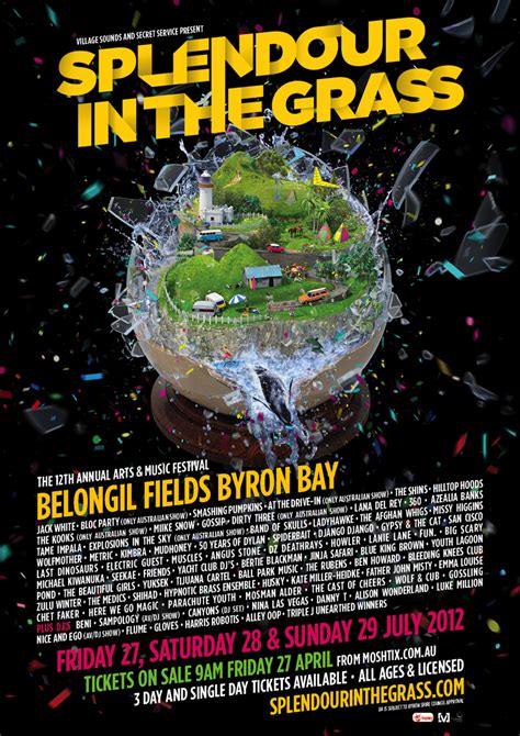 Splendour In The Grass 2012 Lineup Announced