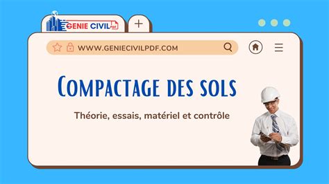 PDF Compactage des sols théorie essais matériel et contrôle