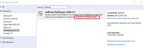 Resharper Crashing Visual Studio Regularly ReSharper Support JetBrains