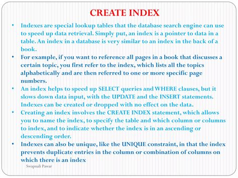 view and index in sql pdf