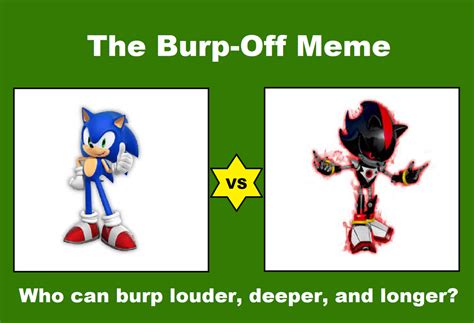 Sonic Vs Metal Shadow Burp Off By Sonicgal970 On Deviantart
