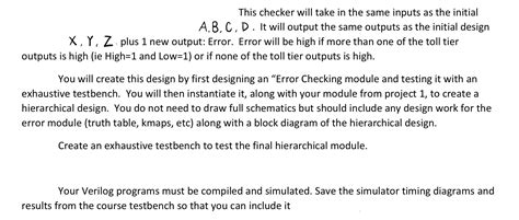 Describe Your Circuit Using A Verilog Dataflow