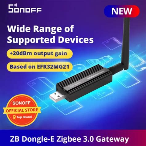 Sonoff Zigbe 3 0 Usb Dongle E Zb Usb Interface Capture With Antenna Gateway Analyzer Base On Ti