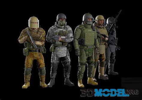 3d Model Assault Team