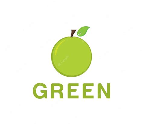Premium Vector Green Apple Logo Design Template