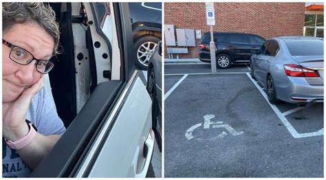 Woman Confronts Careless Driver Who Blocked The Handicap Spot