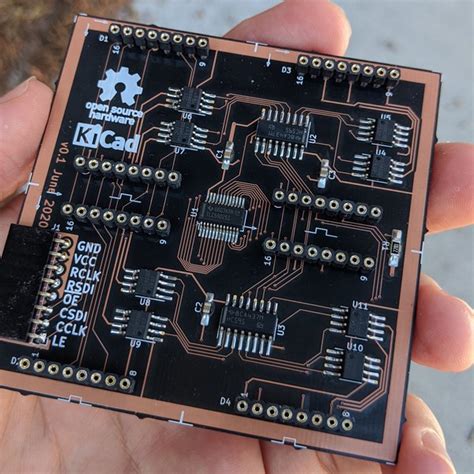 A 16x16 LED Matrix Display From Scratch Hackaday Io