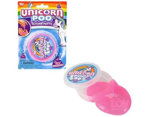 The Toy Network 3in Unicorn Poo Putty Tnttsk Unipo Hobbytown