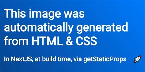 Static Automated Social Images With Nextjs Rdevto