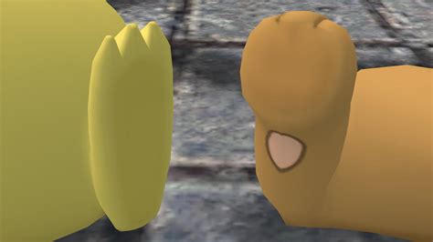Pikachu And Eevees Feet Comparison By Picklenick95 On Deviantart