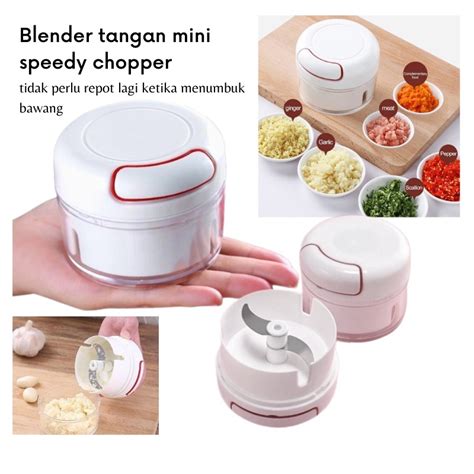 Jual Chopper Manual Blender Mini Speedy Chopper Blender Tarik Tangan