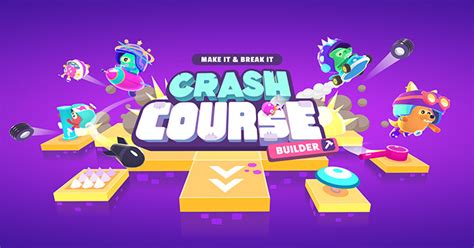 crash course builder demo game đua xe vượt chướng ngại vật
