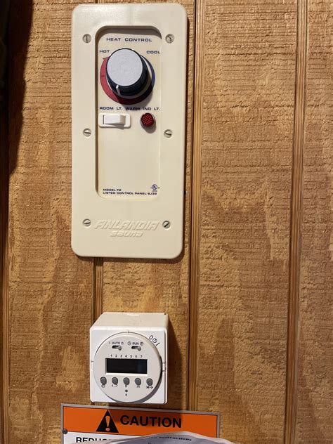Sauna Timer Died Any Ideas How I Can Manually Turn On And Off My Sauna R Sauna