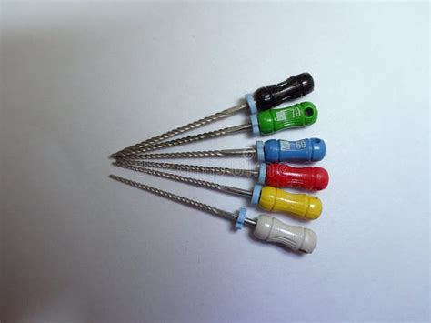 Endodontic Files Odontology Stock Image Image Of Endodonctic Sizes 43640763
