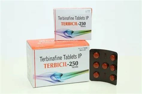 Terbinafine 250mg Terbicil Tab 10 X 1 X 7 Tablet At Rs 175000box In