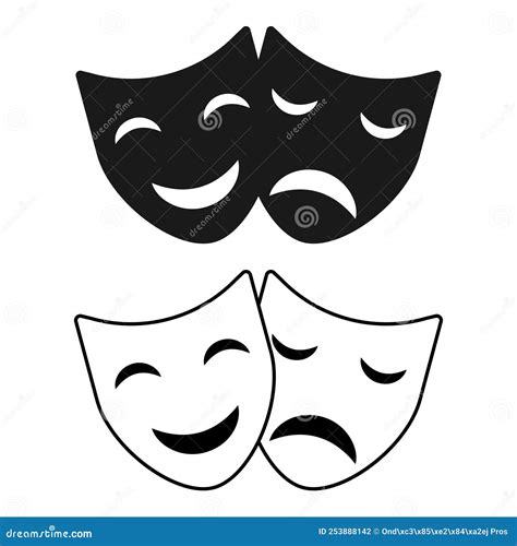 Drama Symbol Vector Illustration 35457710