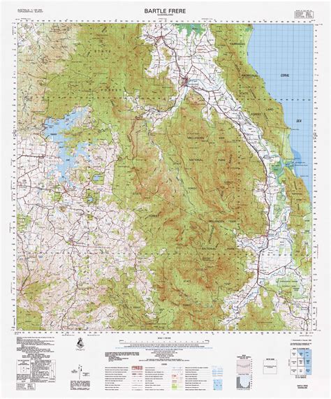 Buy 8063 Bartle Frere 1 100k Topographic Map