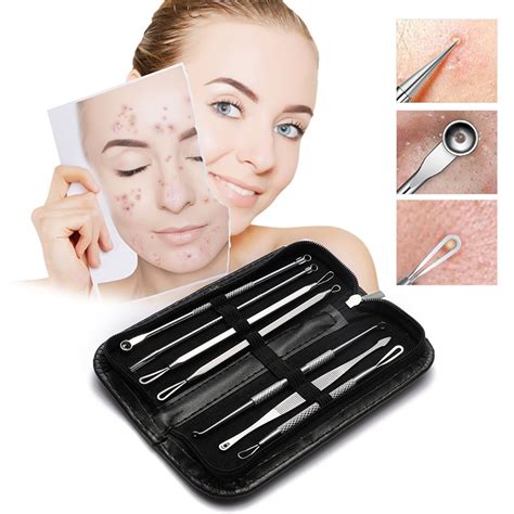 Tytspeasy Blackhead Remover Pimple Tool Comedone Zit Extractor Kit For