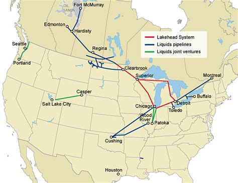 Enbridge Pipeline Map