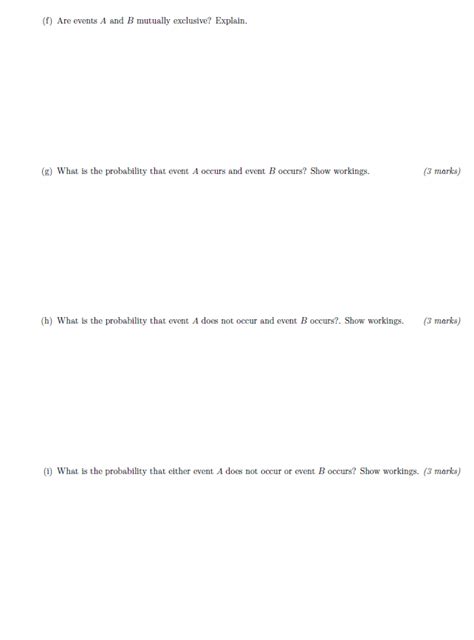 Solved 3 Consider An Experiment That Firstly Involves