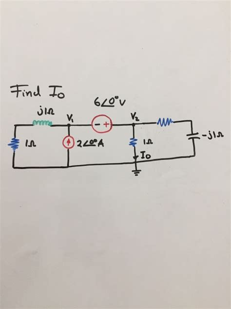 Solved Find I 0 Please Show How You Use Node Analysis Step Chegg