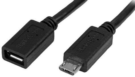 Micro Usb Extension Lead Male To Female M Startech Cpc
