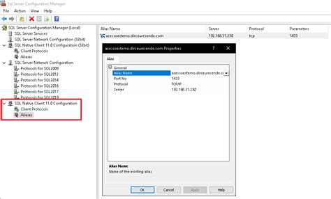 sql server problema no power bi gateway ao utilizar ip ou hostname