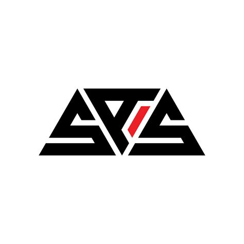 Sas Triangle Letter Logo Design With Triangle Shape Sas Triangle Logo