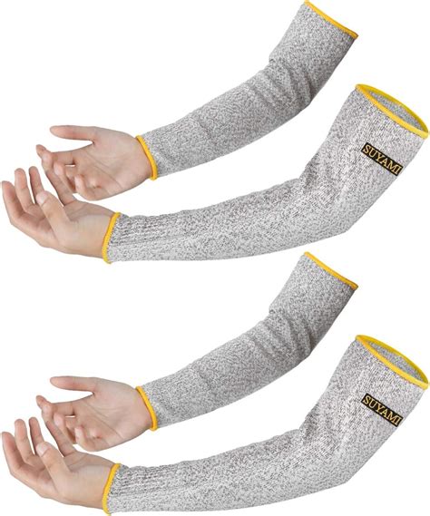 Suyami 2 Pairs Arm Protection Sleeves Cut Resistant