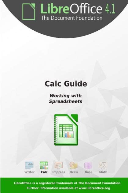 Libreoffice 41 Calc Guide By Libreoffice Documentation Team Paperback