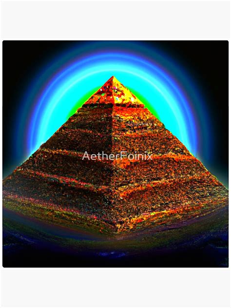 The 9th Density Pyramid I Sticker For Sale By Aetherfoinix Redbubble